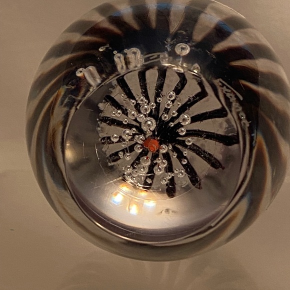 Daum | Art | Vintage Daum France Art Glass Crystal Flower Design Egg ...